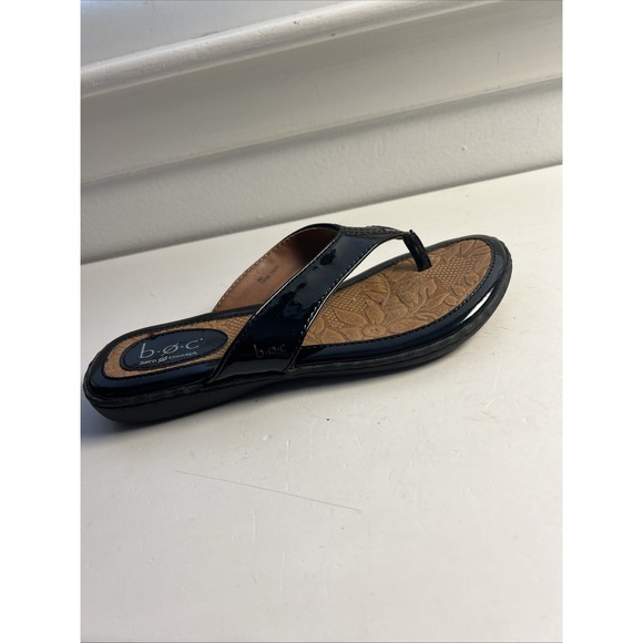 Børn | Shoes | Boc Born Concept Thong Sandals Womens 6 Black Patent ...